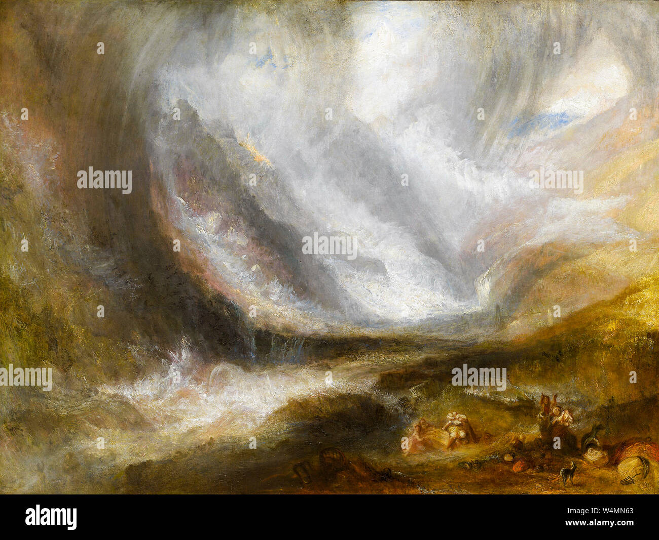 JMW Turner, la peinture de paysages, la Vallée d'Aoste, tempête ...