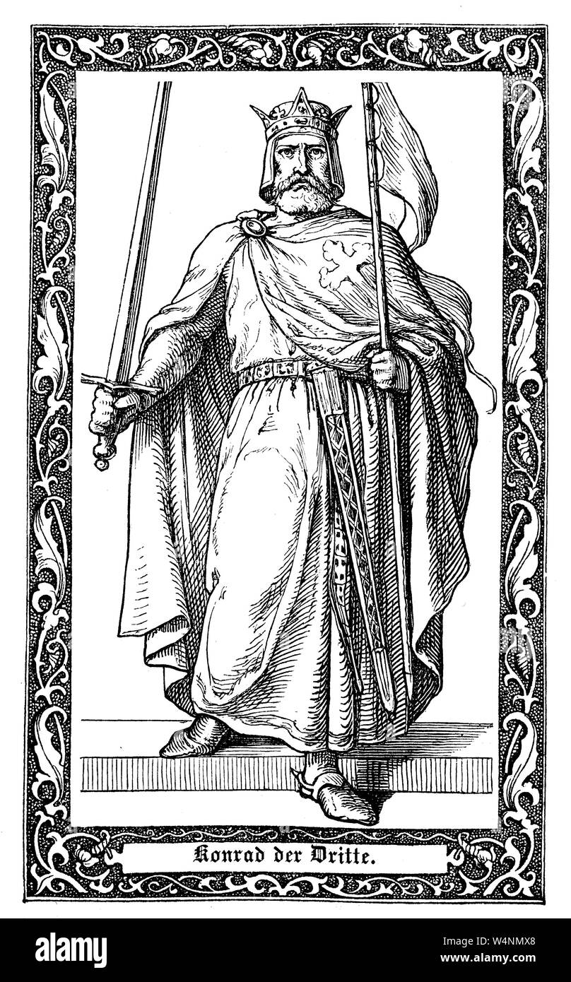 Conrad III, fut le premier roi de l'Allemagne de la dynastie de ...