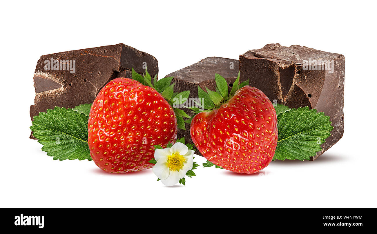 Fraise chocolat Banque de photographies et d’images à haute résolution ...