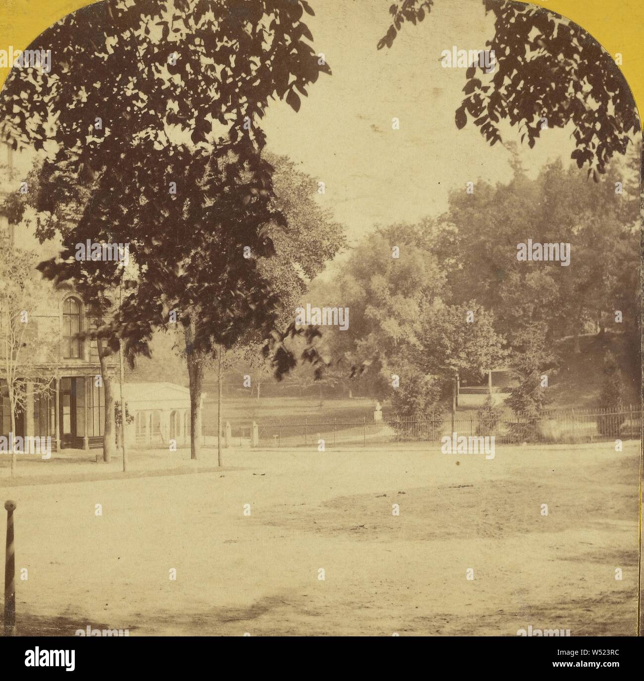 Congress Park, Saratoga Springs, N.Y., Deloss Barnum (américain, 1825 ...