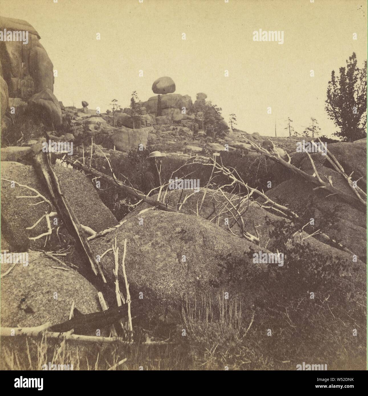 Plum-pudding Rock, près de Sherman., C.R. Savage (Américain, né en ...