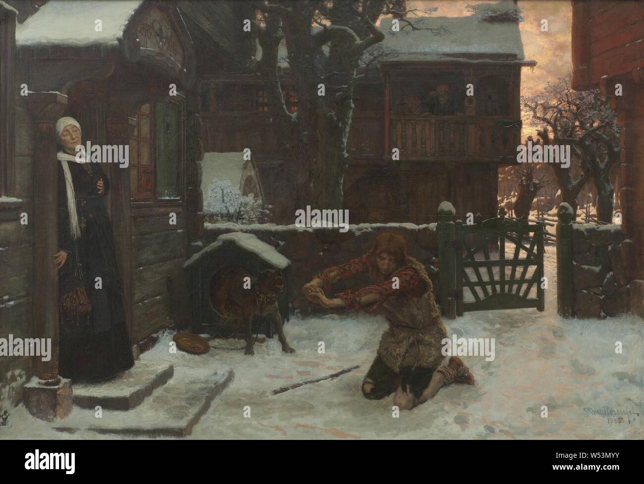 Georg von Rosen, le fils prodigue, le fils perdu, peinture, 1885, huile ...