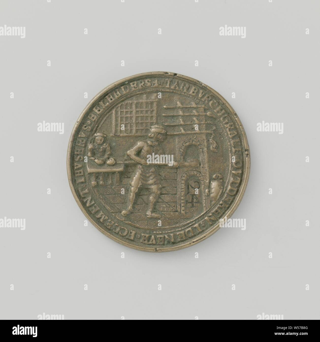 La Guilde du Pain Baker de Middelburg, jeton de guilde avec no 24 ...