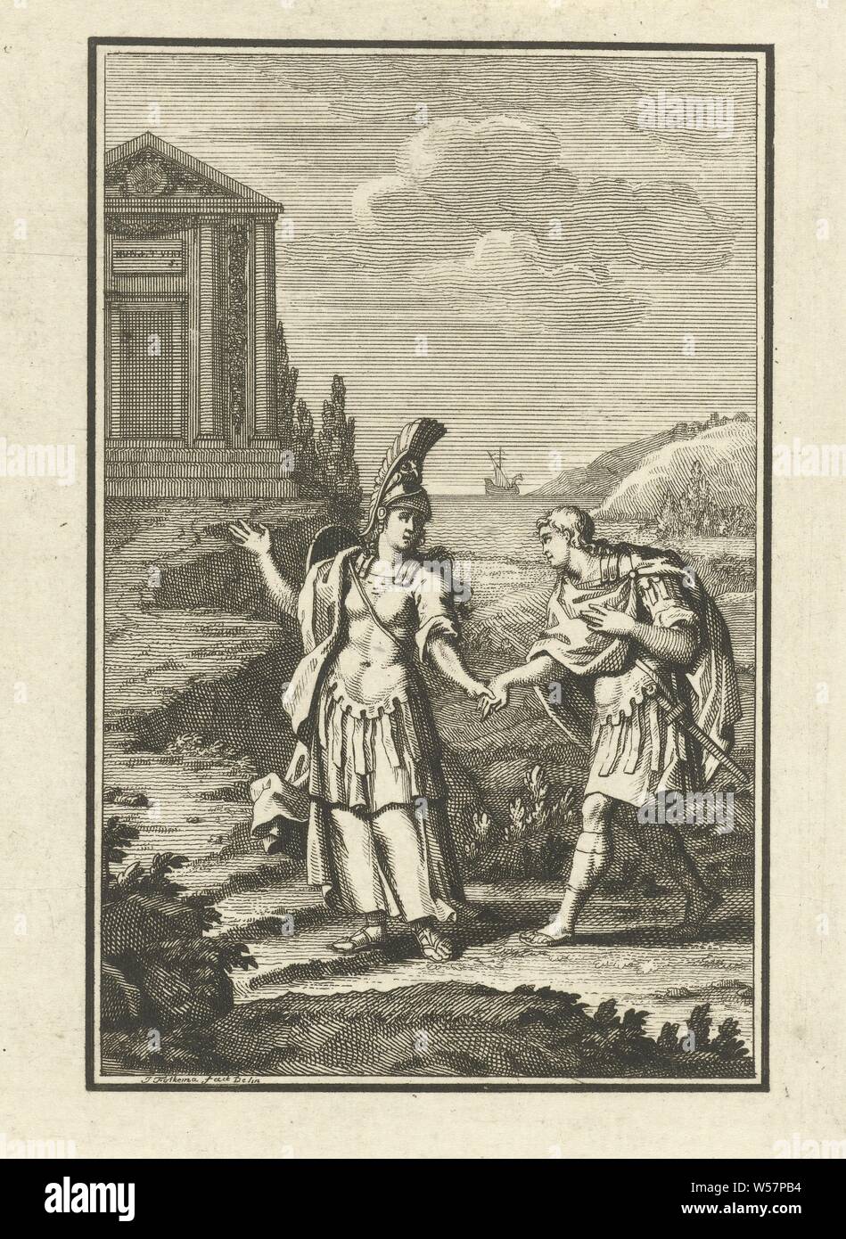 Télémaque et athéna Banque de photographies et d’images à haute ...