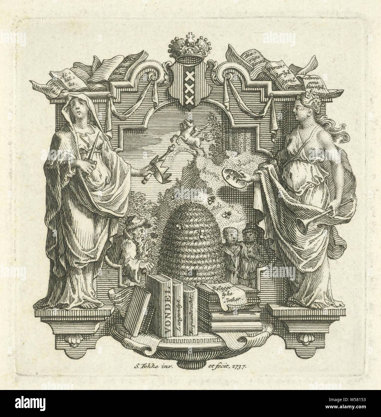 Vignette allégorique Banque de photographies et d’images à haute ...