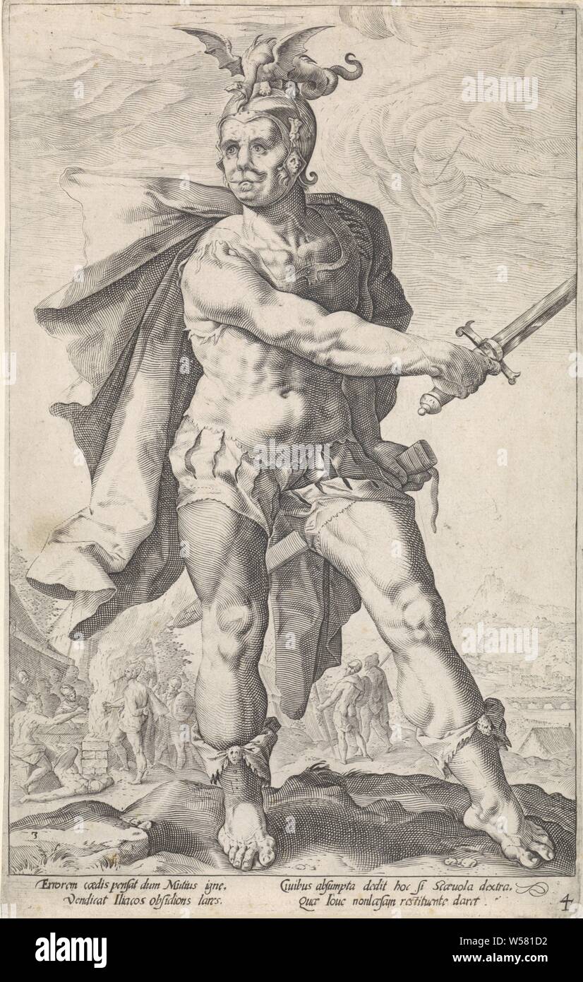 Mucius scaevola héros romains Banque de photographies et d’images à ...