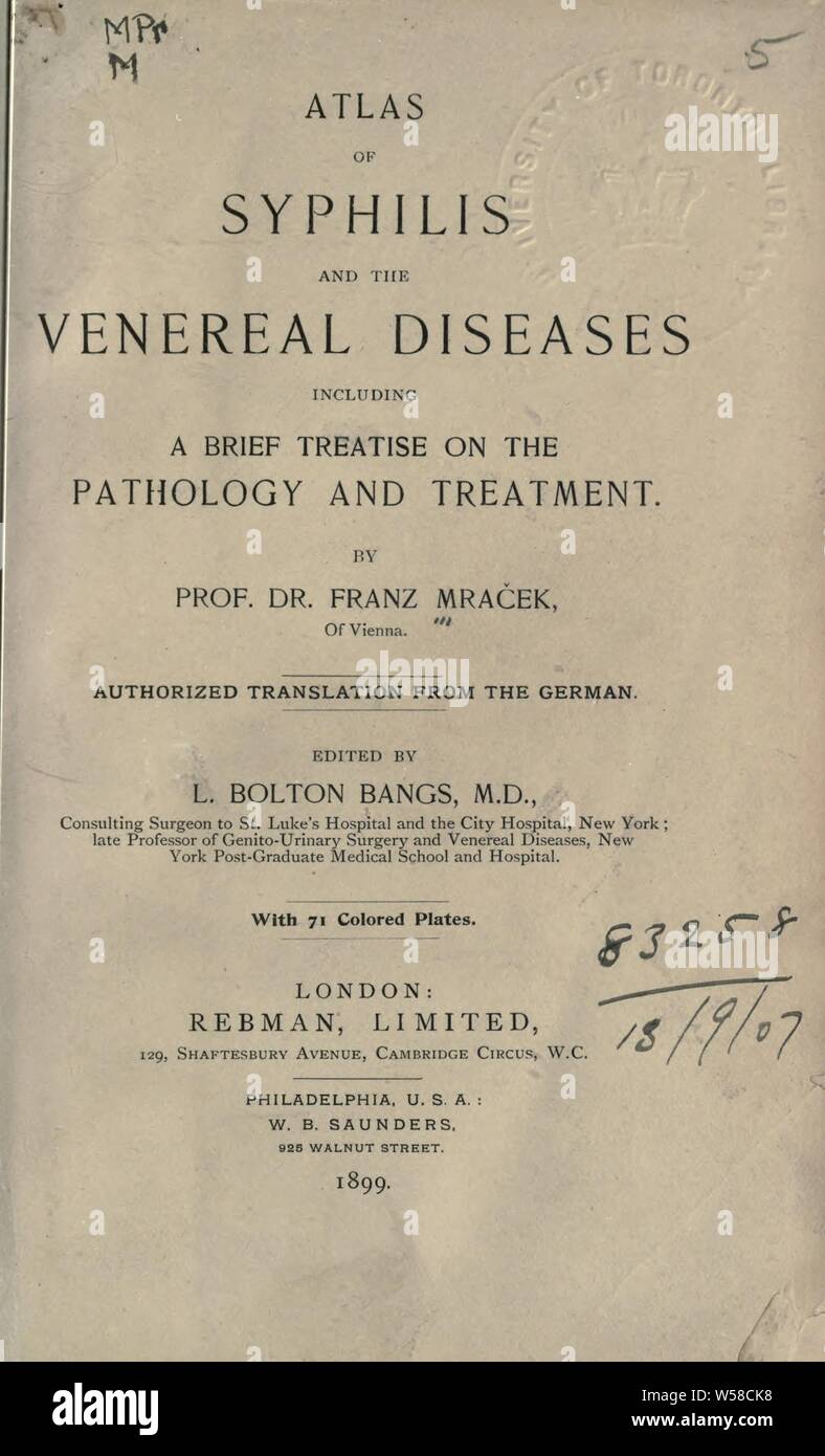 Traitement De La Syphilis Banque d'image et photos - Alamy