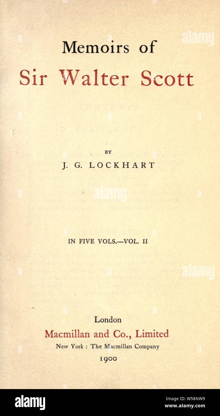 Jg lockhart Banque de photographies et d’images à haute résolution - Alamy