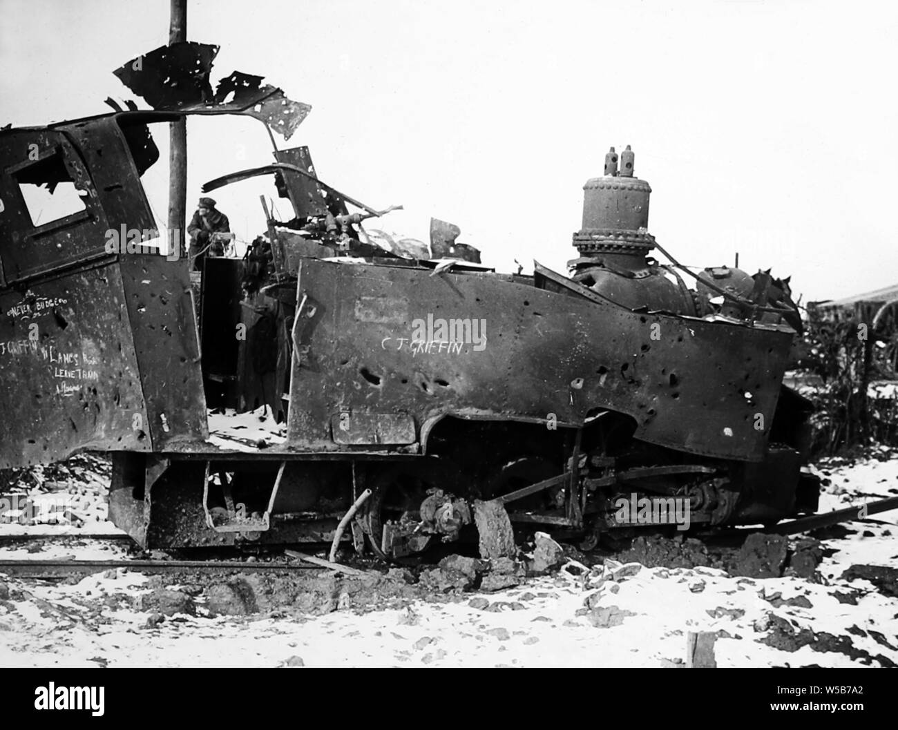 German world war steam locomotive Banque de photographies et d’images à ...