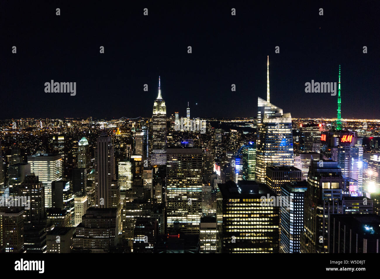 View from rockefeller center Banque de photographies et d’images à ...