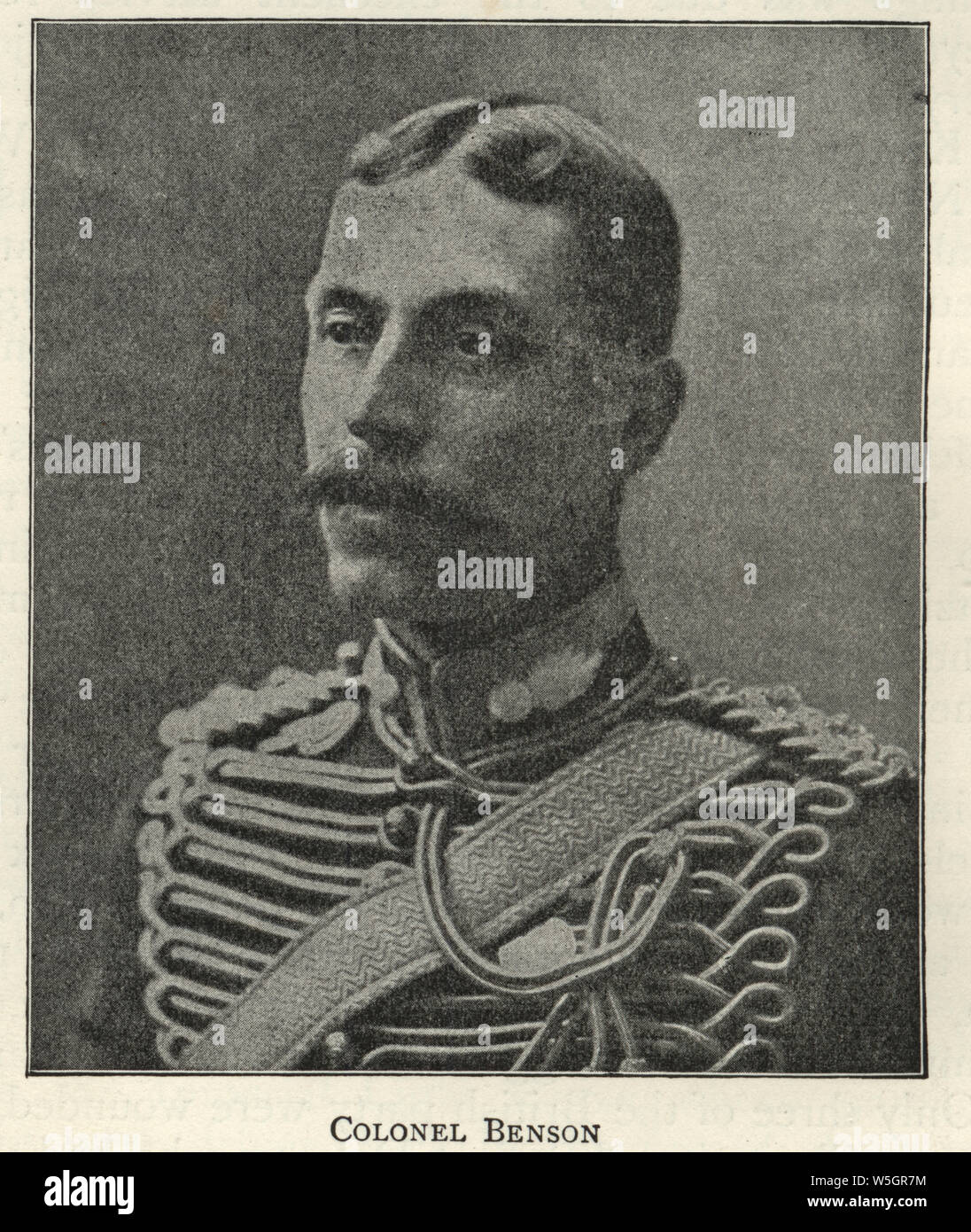 Lieutenant colonel george elliott benson Banque de photographies et d ...