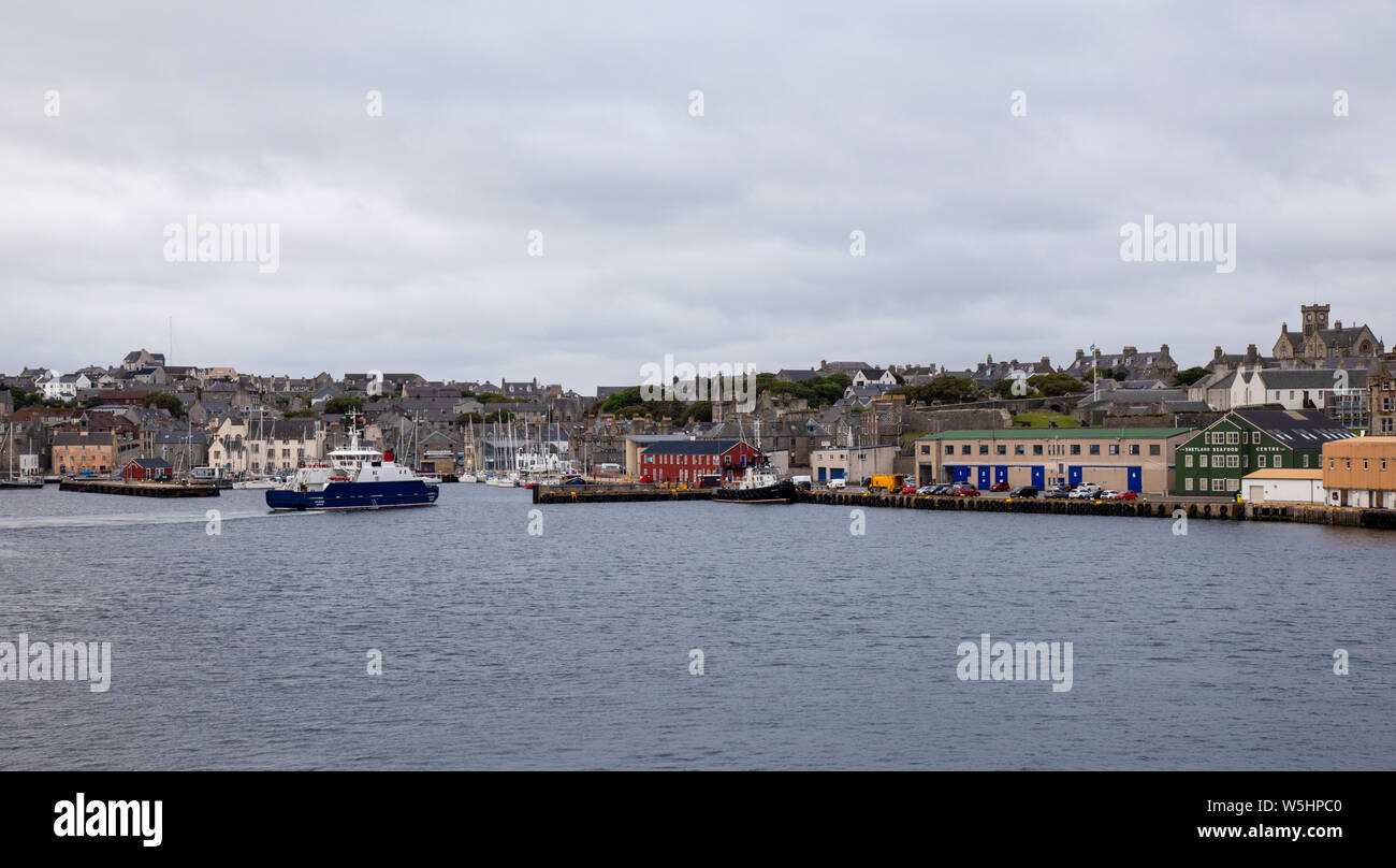 Lerwick harbour shetland Banque de photographies et d’images à haute ...