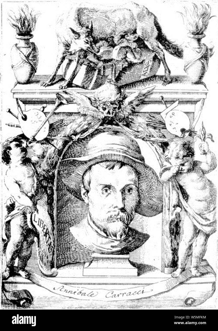 Annibale carracci self portrait Banque de photographies et d’images à ...