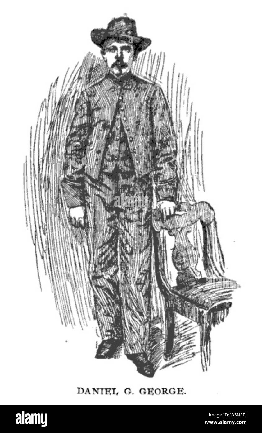 George daniel Banque d'images noir et blanc - Alamy