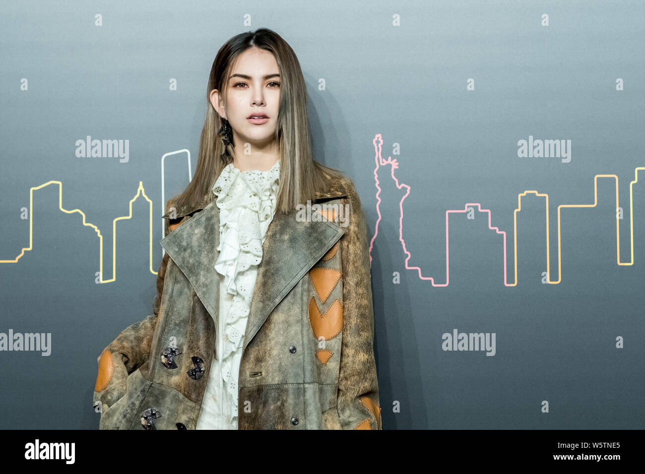 L'actrice taïwanaise Hannah Quinlivan, l'épouse de l'acteur et chanteur ...