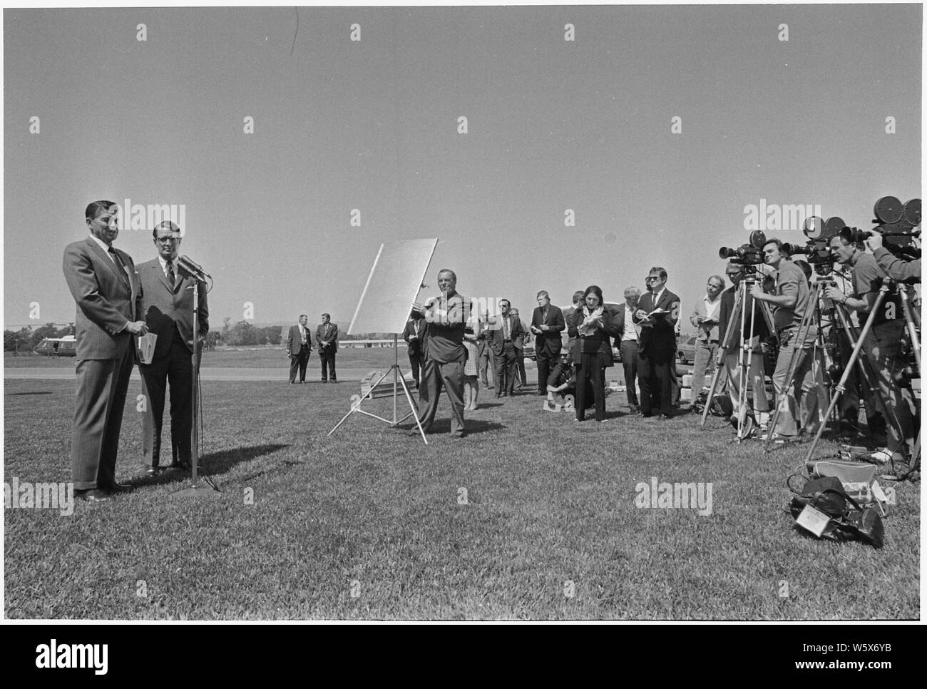 Ronald reagan maison blanche Banque d'images détourées - Alamy