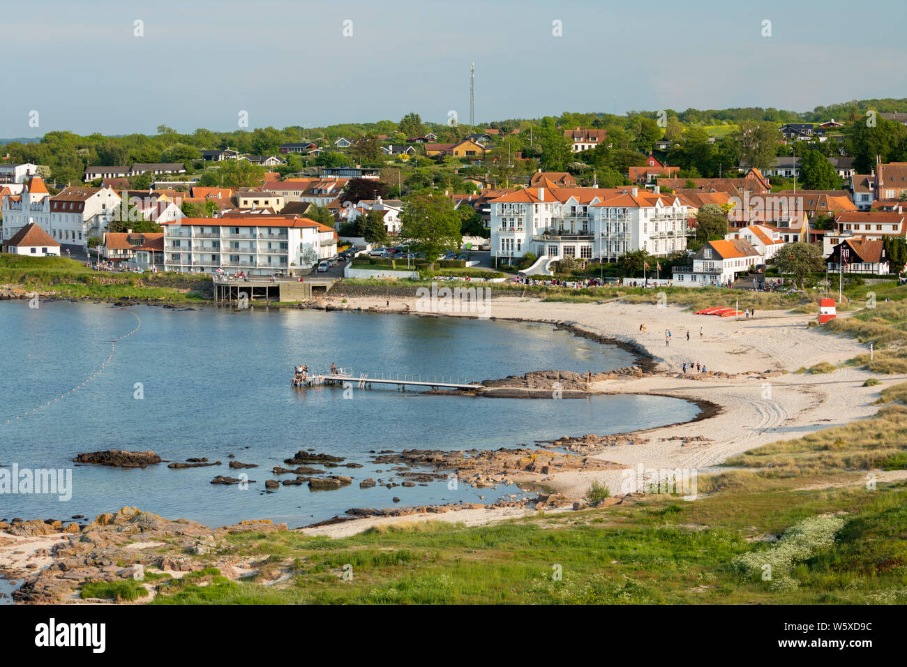Roches Plage Danoise Banque d'image et photos - Alamy