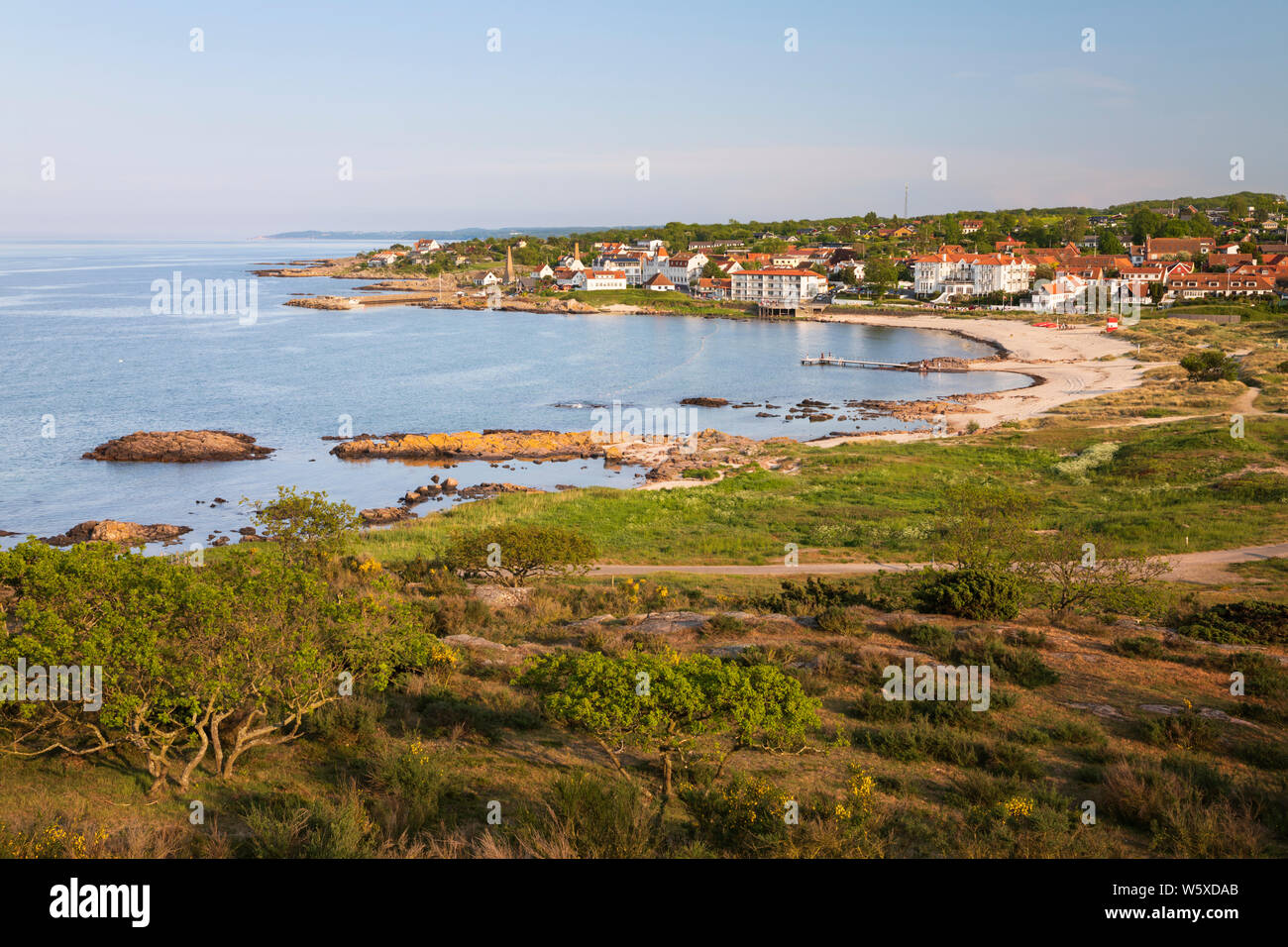 Plage de bornholm sandvig Banque de photographies et d’images à haute ...