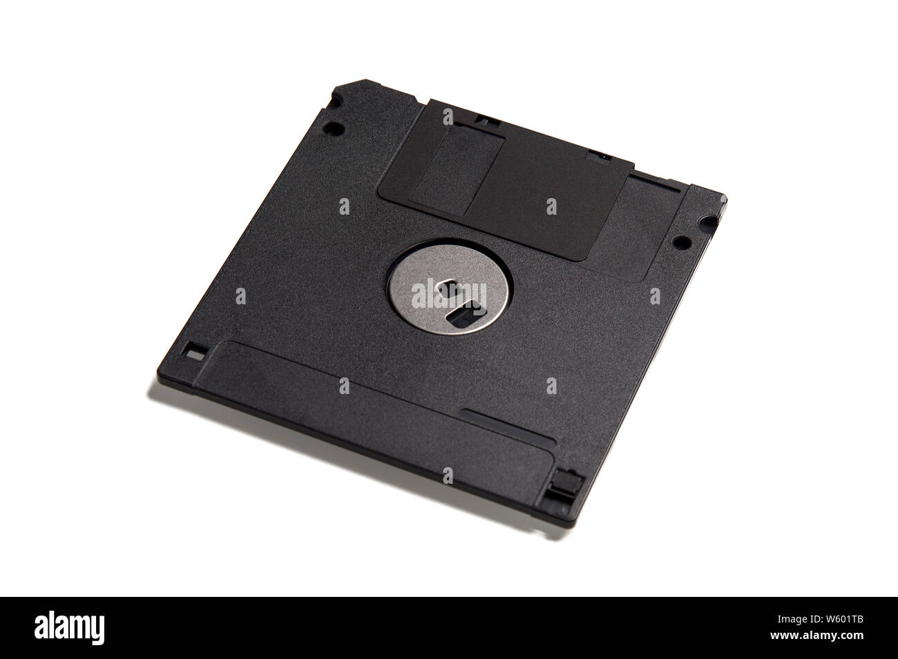 Ancien format disquette noir isolé sur fond blanc Photo Stock - Alamy