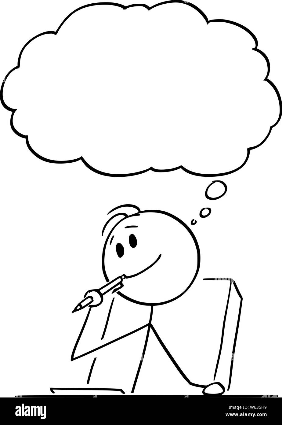 Vector cartoon stick figure dessin illustration conceptuelle de l'homme ...