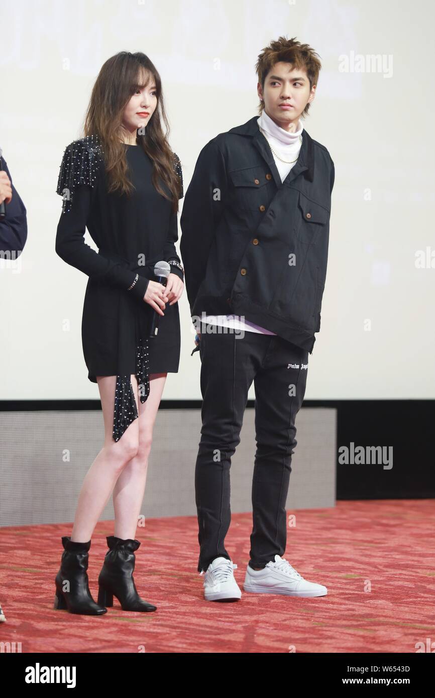 L'actrice chinoise Tang Yan Tang ou Tiffany, à gauche, et l'acteur et ...