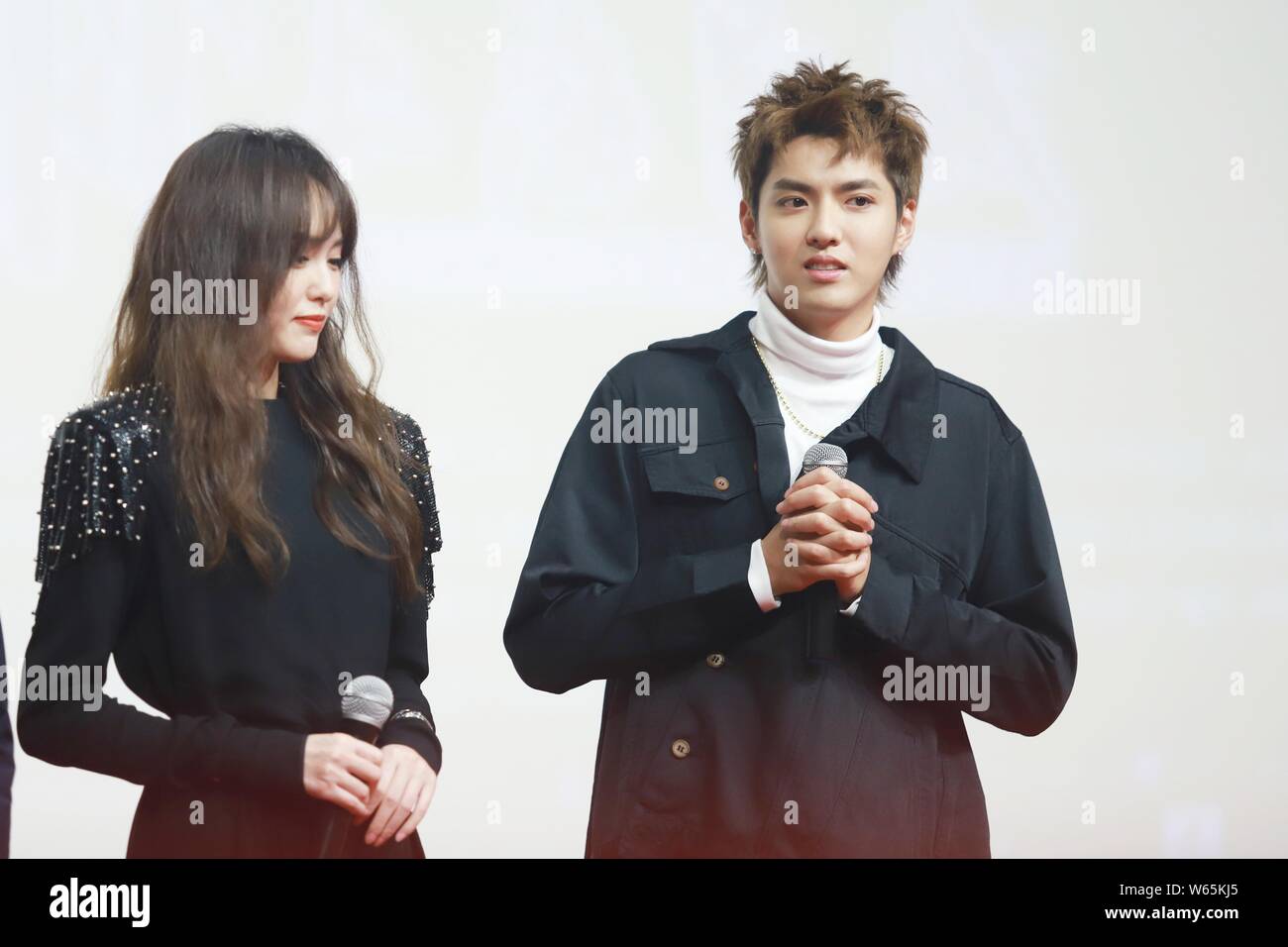 L'actrice chinoise Tang Yan Tang ou Tiffany, à gauche, et l'acteur et ...