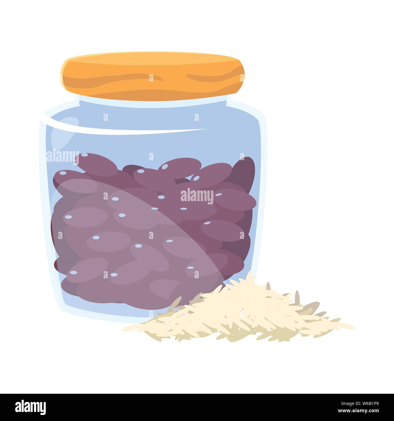 Riz aux haricots Banque d'images vectorielles - Page 2 - Alamy