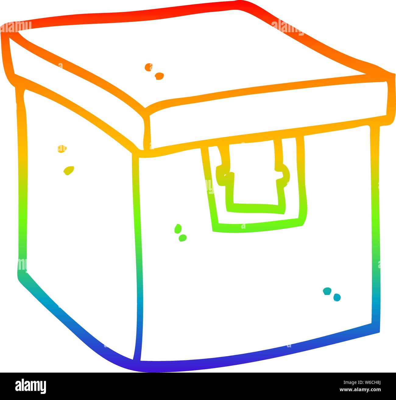 La ligne de gradient dessin d'une caricature de preuve fort Image ...