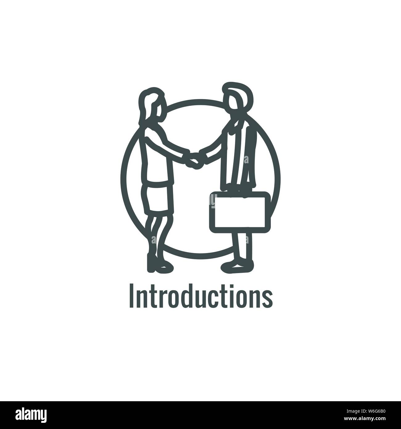 Processus d'embauche icône qui montre un aspect d'être un nouvel ...