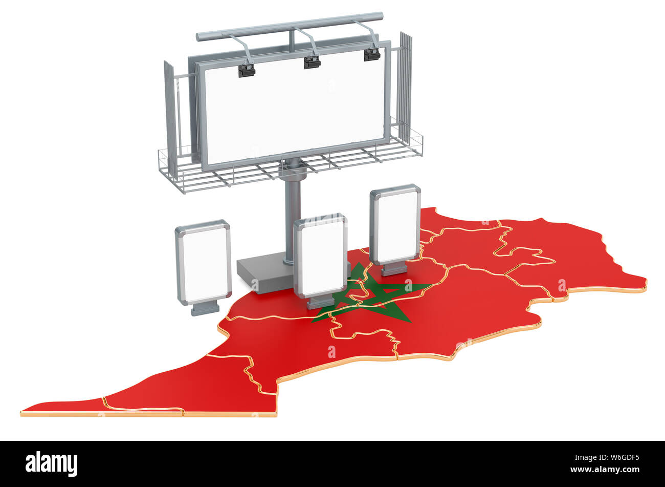 Paneau publicitaire maroc Banque d'images détourées - Alamy