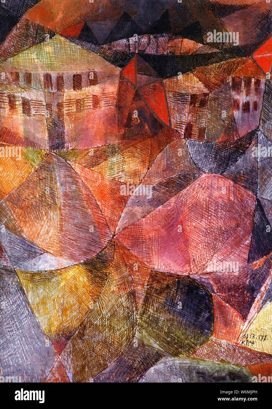 Paul Klee la peinture abstraite, idéal pour la décoration d'intérieur ...