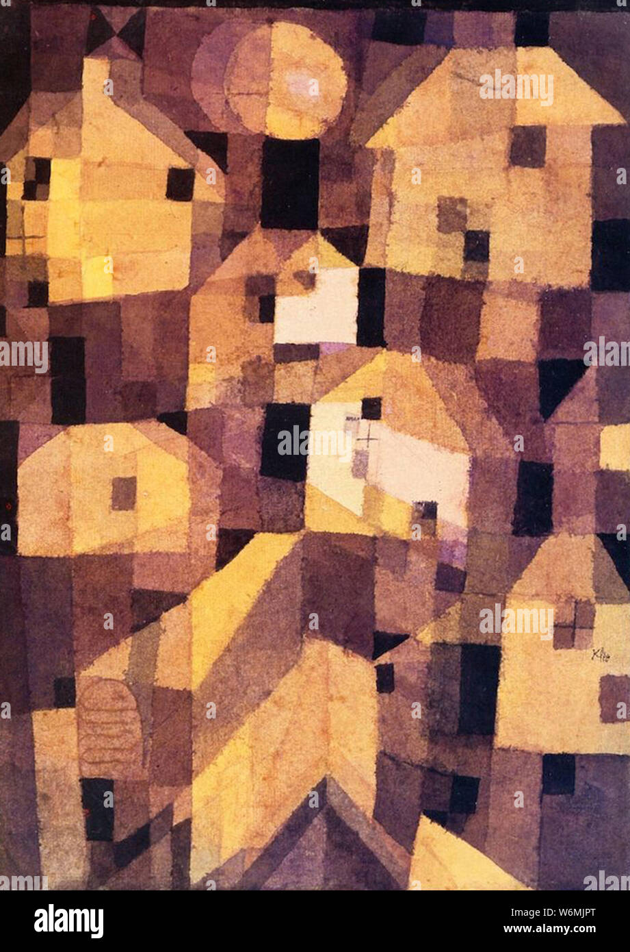 Paul Klee la peinture abstraite, idéal pour la décoration d'intérieur ...