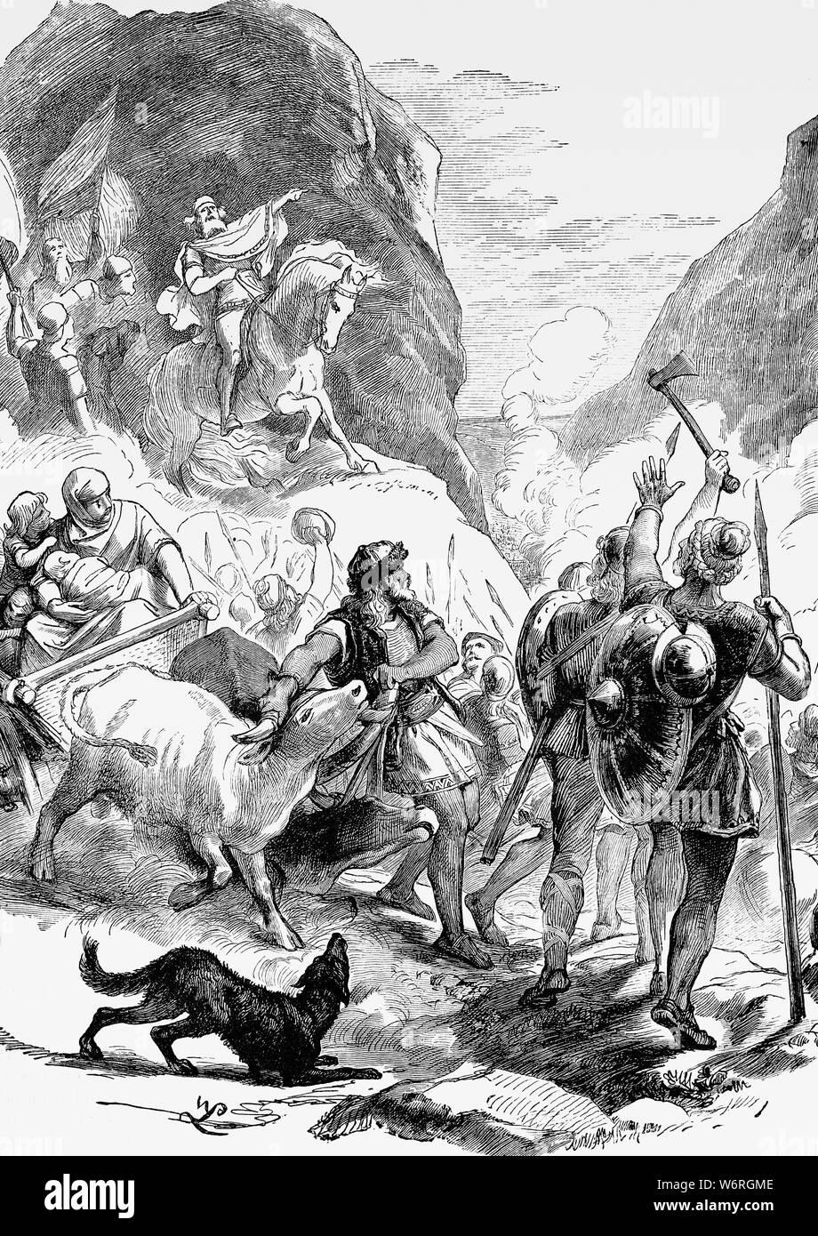 Cimbrian war 113 101 bc Banque d'image et photos - Alamy