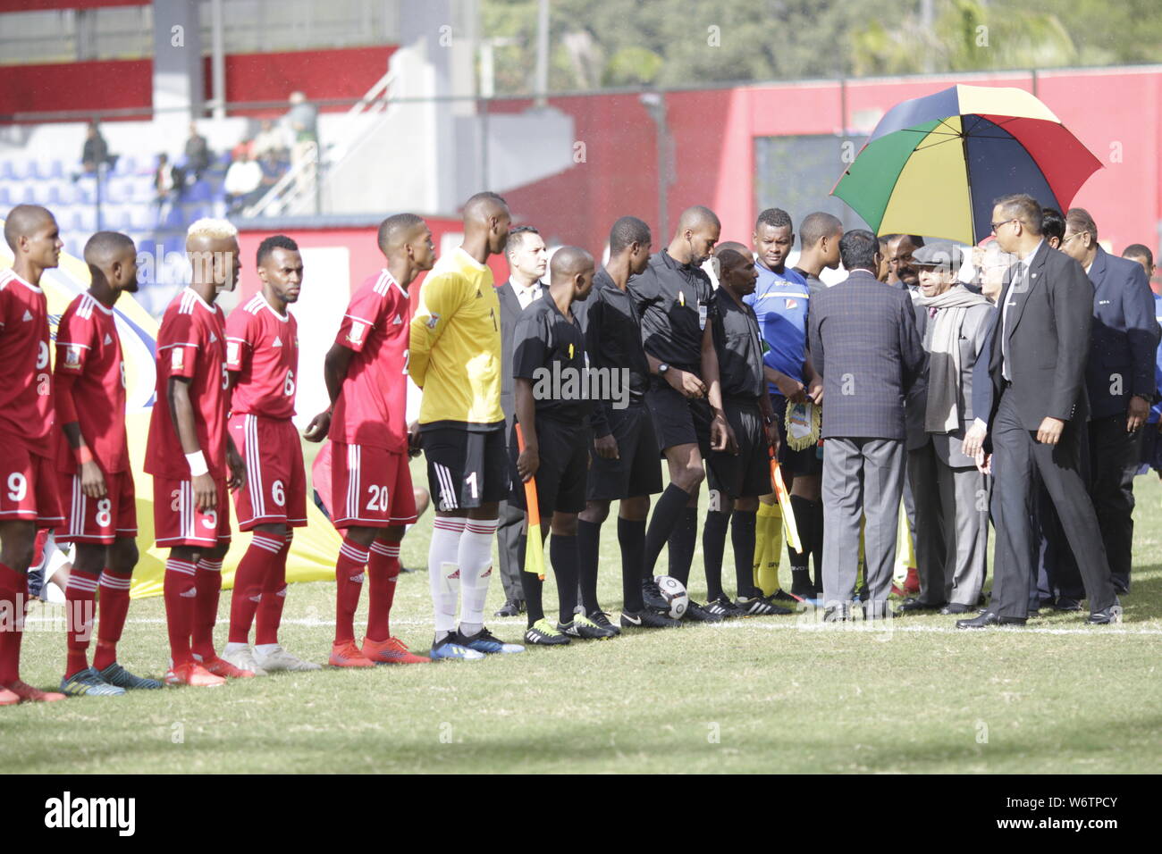 L'équipe de football de Maurice, le Club M, sa place en finale avec un ...
