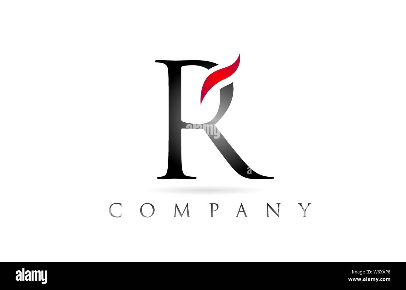 Lettre rouge et blanc r Banque de photographies et d’images à haute ...