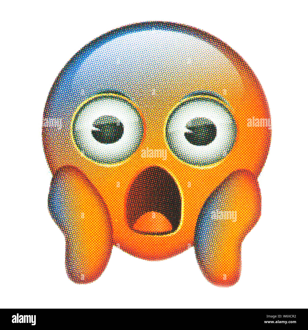 Emoji hurlant Banque de photographies et d’images à haute résolution ...