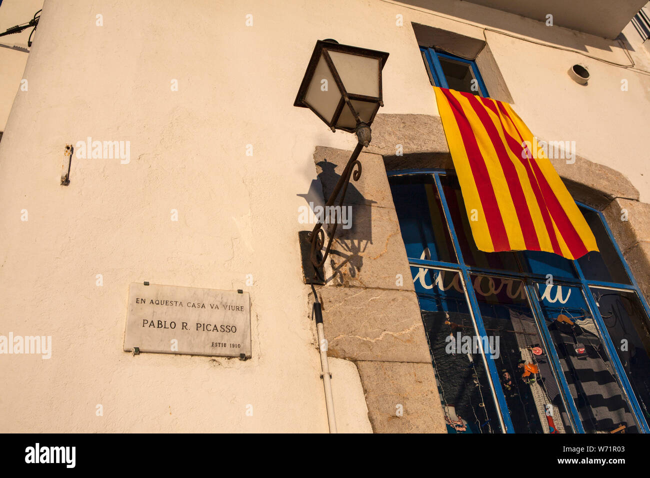 Maison où Pablo Picasso a vécu, Cadaques, Catalogne - 'En aquesta casa ...