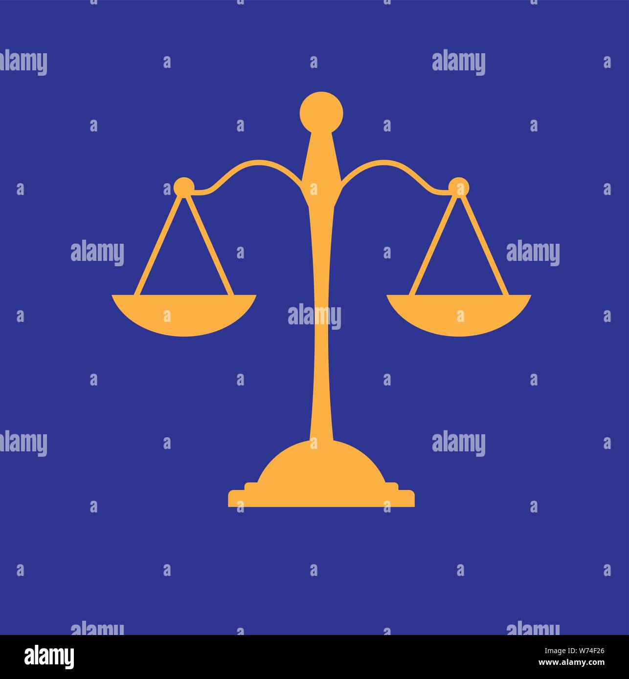 Symbole justice Banque d'images vectorielles - Alamy