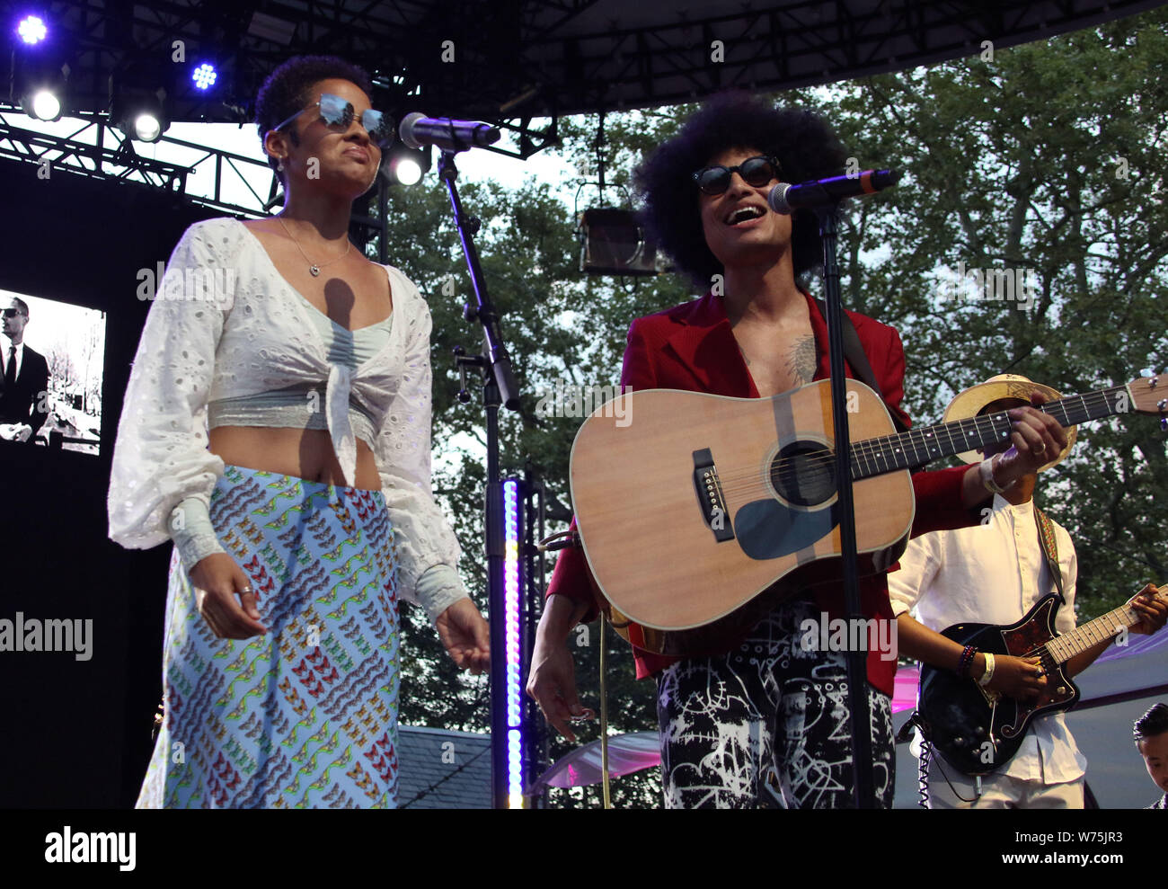 4 août 2019, New York City, New York, USA : la chanteuse KORI GARROT ...