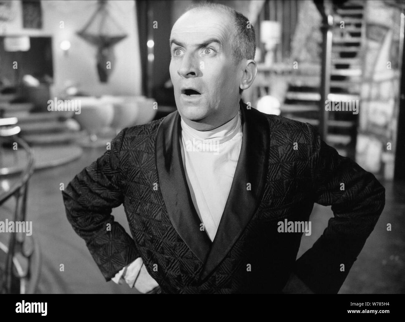 Louis De Funes Louis De Funes Banque d'images noir et blanc - Alamy