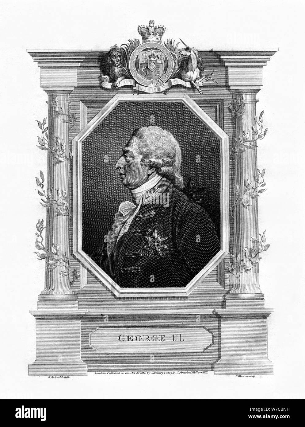 Roi george iii de la grande bretagne Banque de photographies et d ...