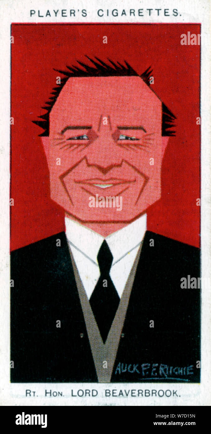 William maxwell aitken 1er baron beaverbrook Banque de photographies et ...