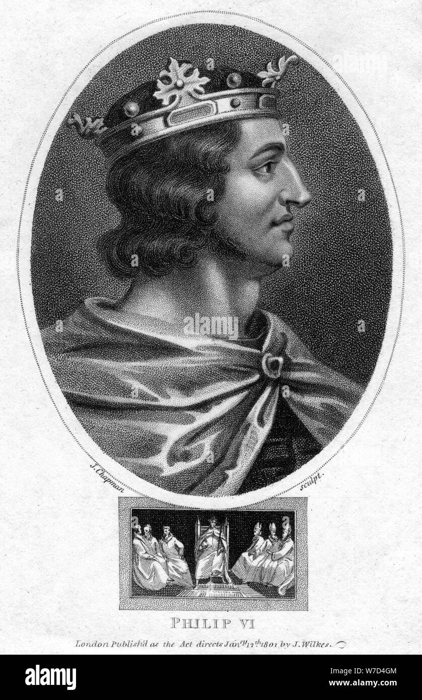 Philippe Vi De Valois Roi France Banque d'image et photos - Alamy
