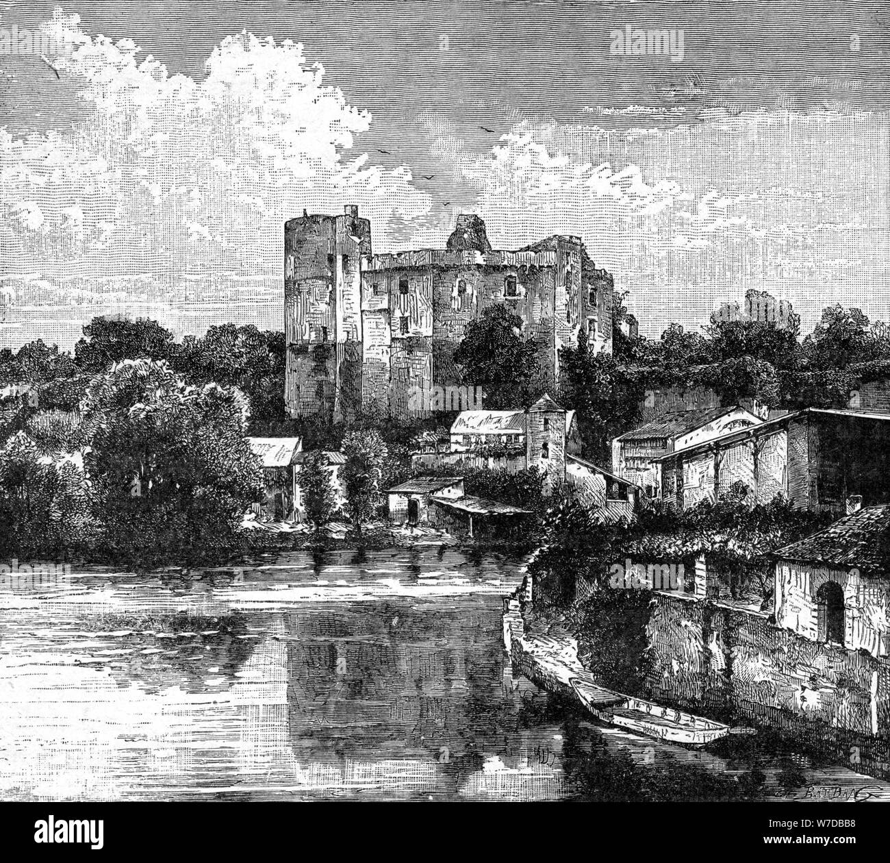 Ruines du château de clisson Banque de photographies et d’images à ...