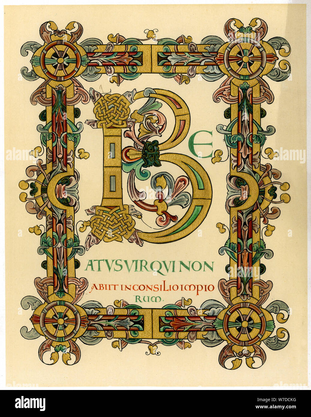 Medieval alphabet Banque de photographies et d’images à haute ...