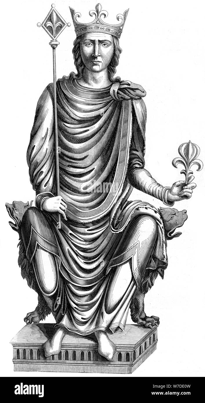 Philippe ii auguste roi de france 1165 1223 Banque de photographies et ...