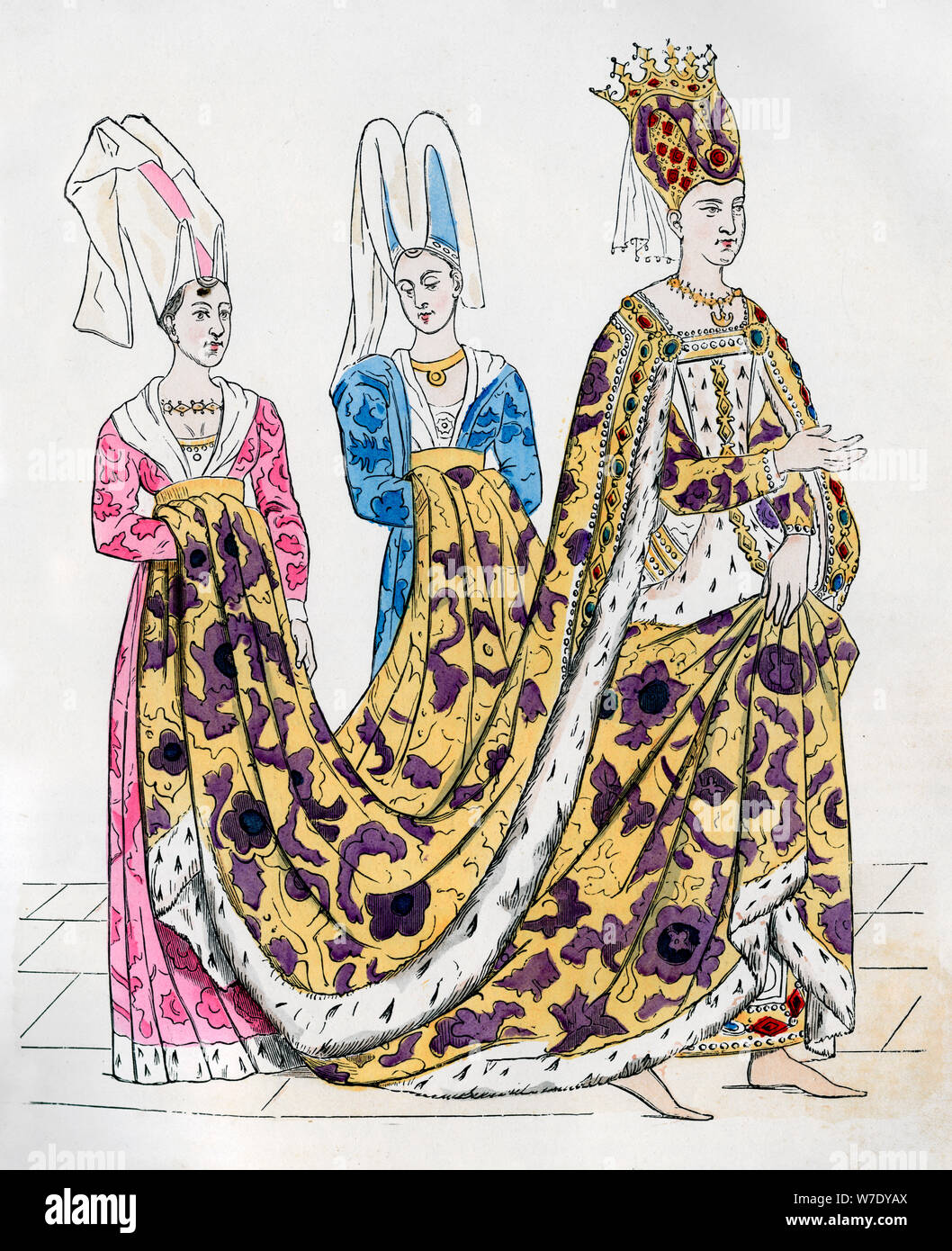 Isabeau de Bavière, épouse de Charles VI de France, 1385 (1882-1884 ...