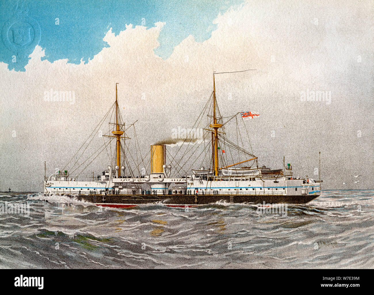 British colossus class battleship Banque de photographies et d’images à ...