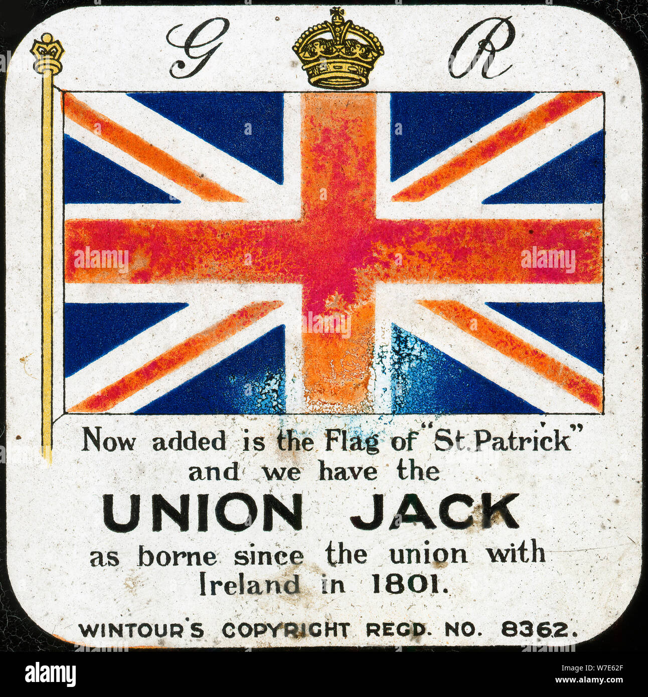 Drapeau union jack couronne Banque de photographies et d’images à haute ...