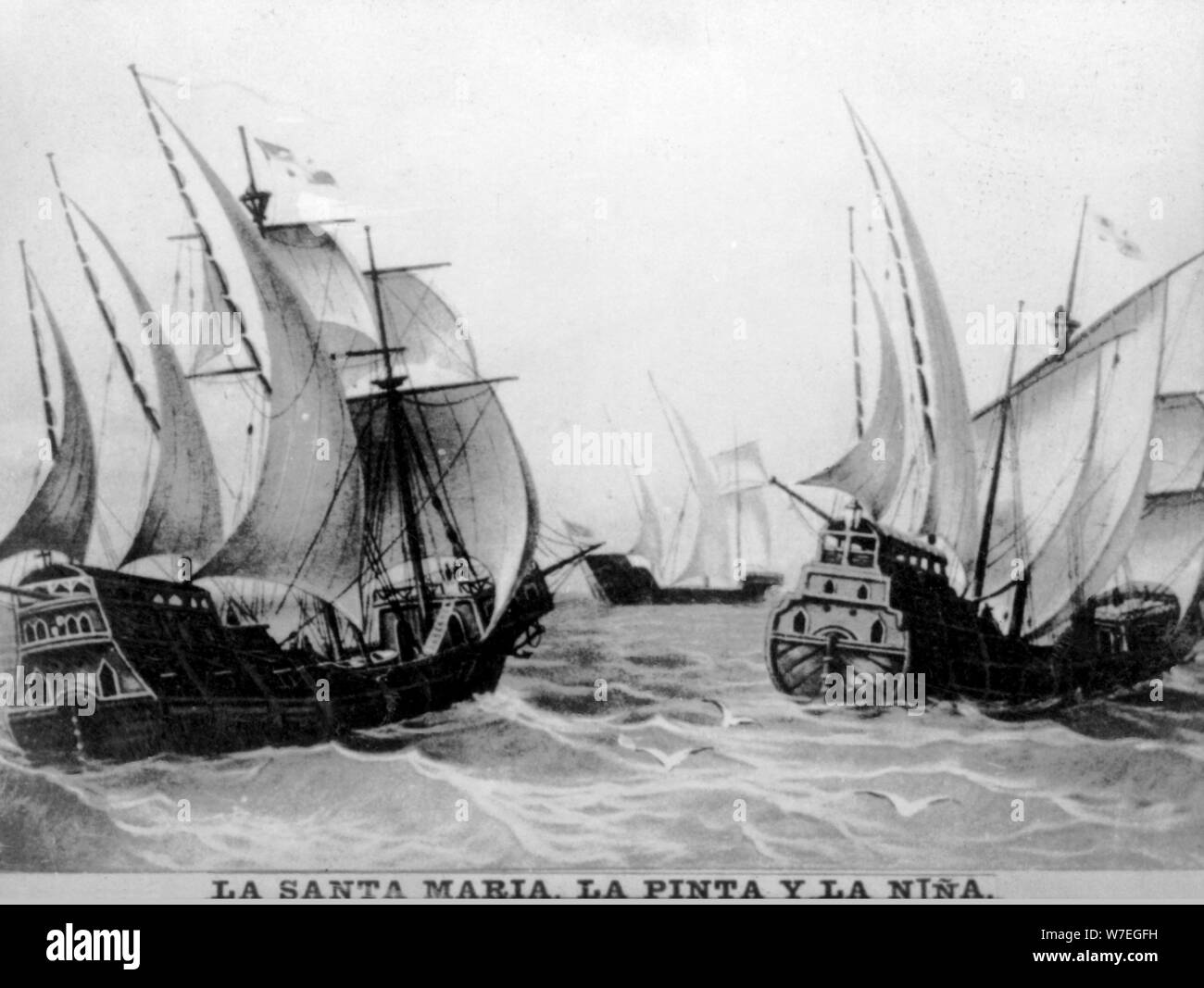 Nina pinta santa maria Banque de photographies et d’images à haute ...